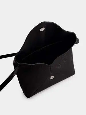 Saint Laurent Lambskin Cassandre Envelope Messenger Bag