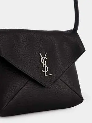 Saint Laurent Lambskin Cassandre Envelope Messenger Bag