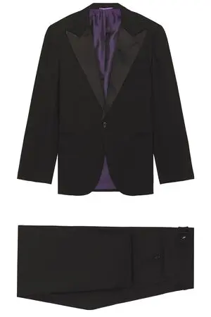 Ralph Lauren Purple Label Barathea Suit - Black