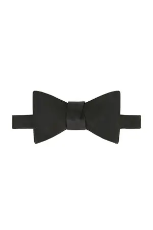 Ralph Lauren Purple Label Silk Bow Tie - Black