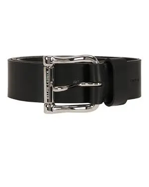 Ralph Lauren Purple Label Vacchetta Belt - Black