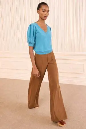 Ulla Johnson Reina Puff Cashmere Top
