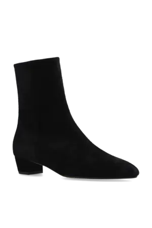 AeydĒ Suede Heeled Ankle Boots ‘yasmin
