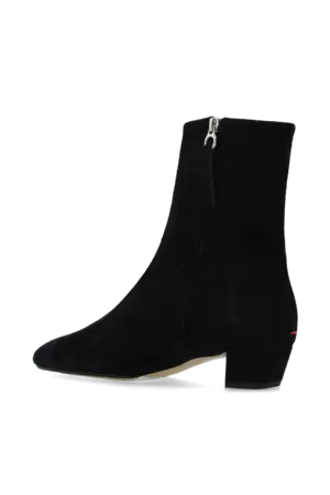 AeydĒ Suede Heeled Ankle Boots ‘yasmin