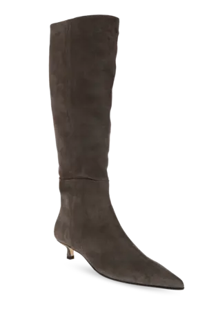AeydĒ Suede Heeled Boots ‘sabrina