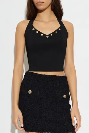 Balmain Short Sleeveless Top