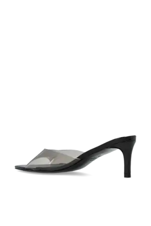 BLACK SUEDE STUDIO Belle 60 Kitten Heel Mules