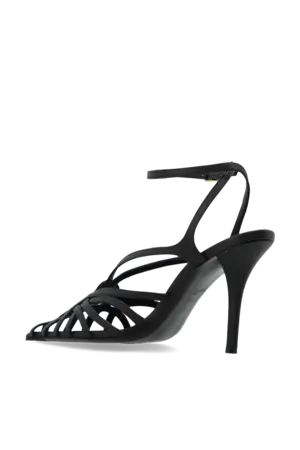 Balmain Leather Heeled Sandals