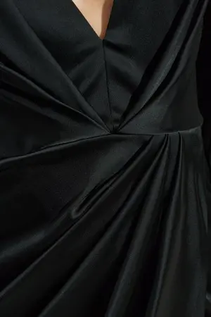 Balmain Long Dress With Shoulder Pads