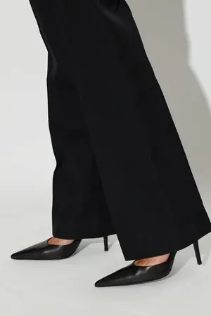 Balmain Leather Heeled Shoes With Ankle Strap