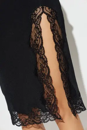 Balmain Skirt With Lace Trim