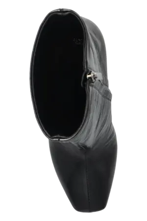 Balmain Leather Wedge Ankle Boots