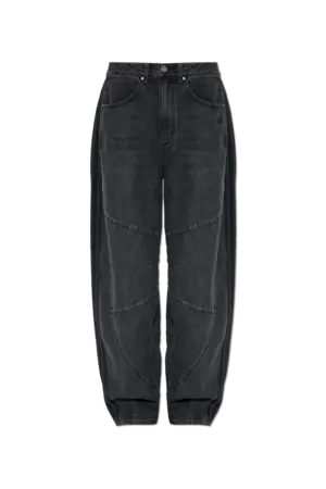 ADIDAS ORIGINALS Jeans With Logo - Grey