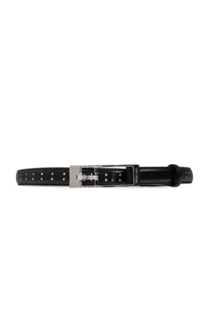 ANINE BING Elly’ Leather Belt - Black