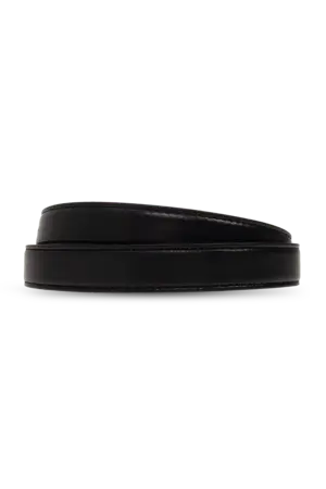Balmain Leather Belt With Logo