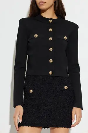 Balmain Cardigan With Shoulder Pads