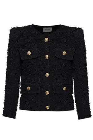Balmain Tweed Cardigan With Sewn-in Shoulder Pads