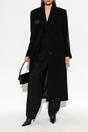 Off-White Wool Coat