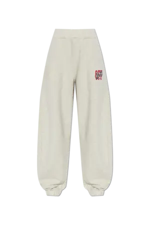 Off-White Sweatpants With Logo - Grey