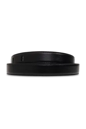 Balmain Leather Belt With Buckle