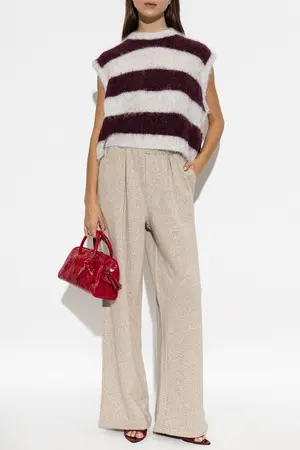 American Vintage Sweatpants With Straight-leg Bottoms