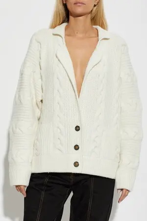 Versace Wool Cardigan With Pockets