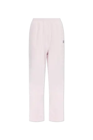 American Vintage Sweatpants With Printed Logo - Pink