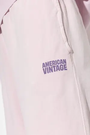 American Vintage Sweatpants With Printed Logo