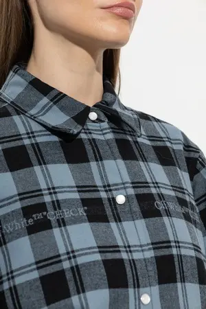 Off-White Plaid Shirt