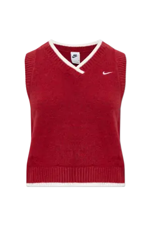 Nike Top With "z" Logo - Red