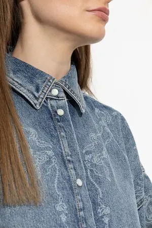 Off-White Oversized Denim Shirt