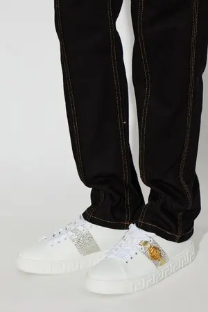 Versace Sports Shoes With Appliqués