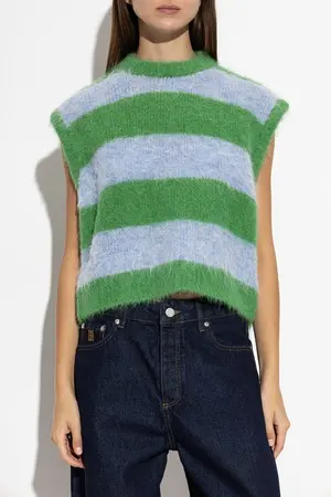 American Vintage Striped Pattern Vest