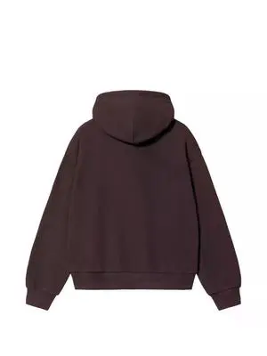 Carhartt Work In Progress Casey Logo-embroidered Zip-up Hoodie