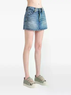Alexander Wang Embellished Belt Loop Skort