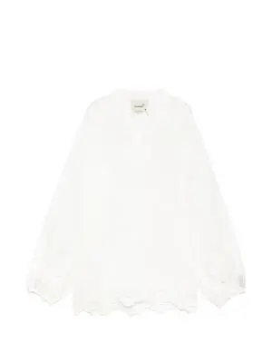 BAMBAH Eyelet Blouse - White