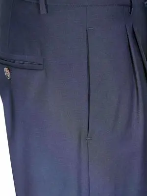 AMARANTO Pleated Straight-leg Trousers