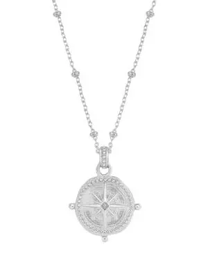 DOWER & HALL Sterling Talisman Necklace - Silver