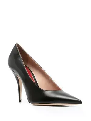 Valentino Garavani Vlogo Signature Leather Pumps