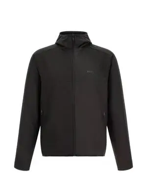 BOSS Logo Detail Zip-up Hooded Jacket