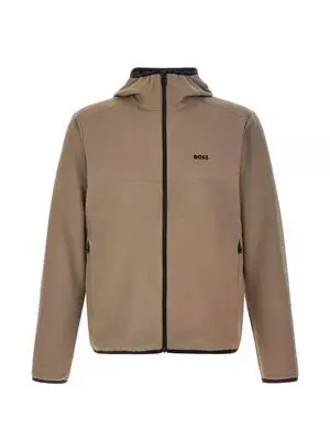 BOSS Logo Detail Hooded Jacket