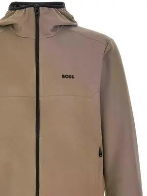 BOSS Logo Detail Hooded Jacket