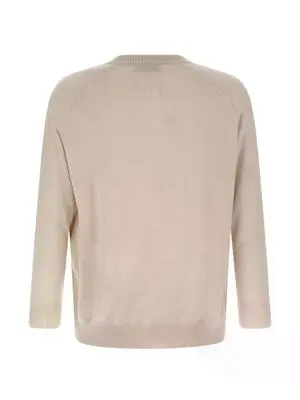 BALLANTYNE Diamond-inlay V-neck Sweater