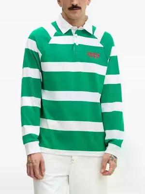 BENETTON X Stranger Things Striped Polo Shirt - Green