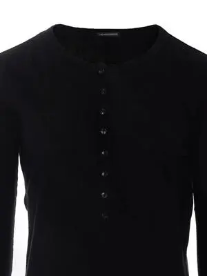ANN DEMEULEMEESTER Hamar Button-detail T-shirt