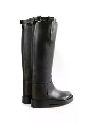 ANN DEMEULEMEESTER Buckled Knee-high Boots