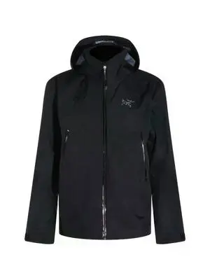 Arc'teryx Beta Logo-embroidered Hooded Jacket - Black