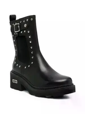 CULT Grace Stud-embellished Buckled Boots
