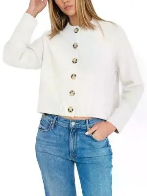 ARCHER CASHMERE Nina Button-up Knitted Cardigan
