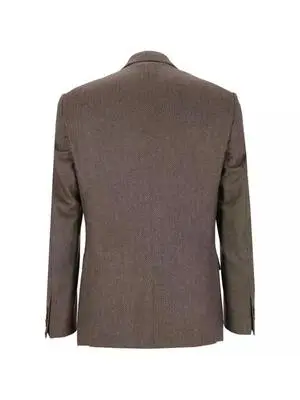 Emporio Armani Herringbone Single-breasted Suit